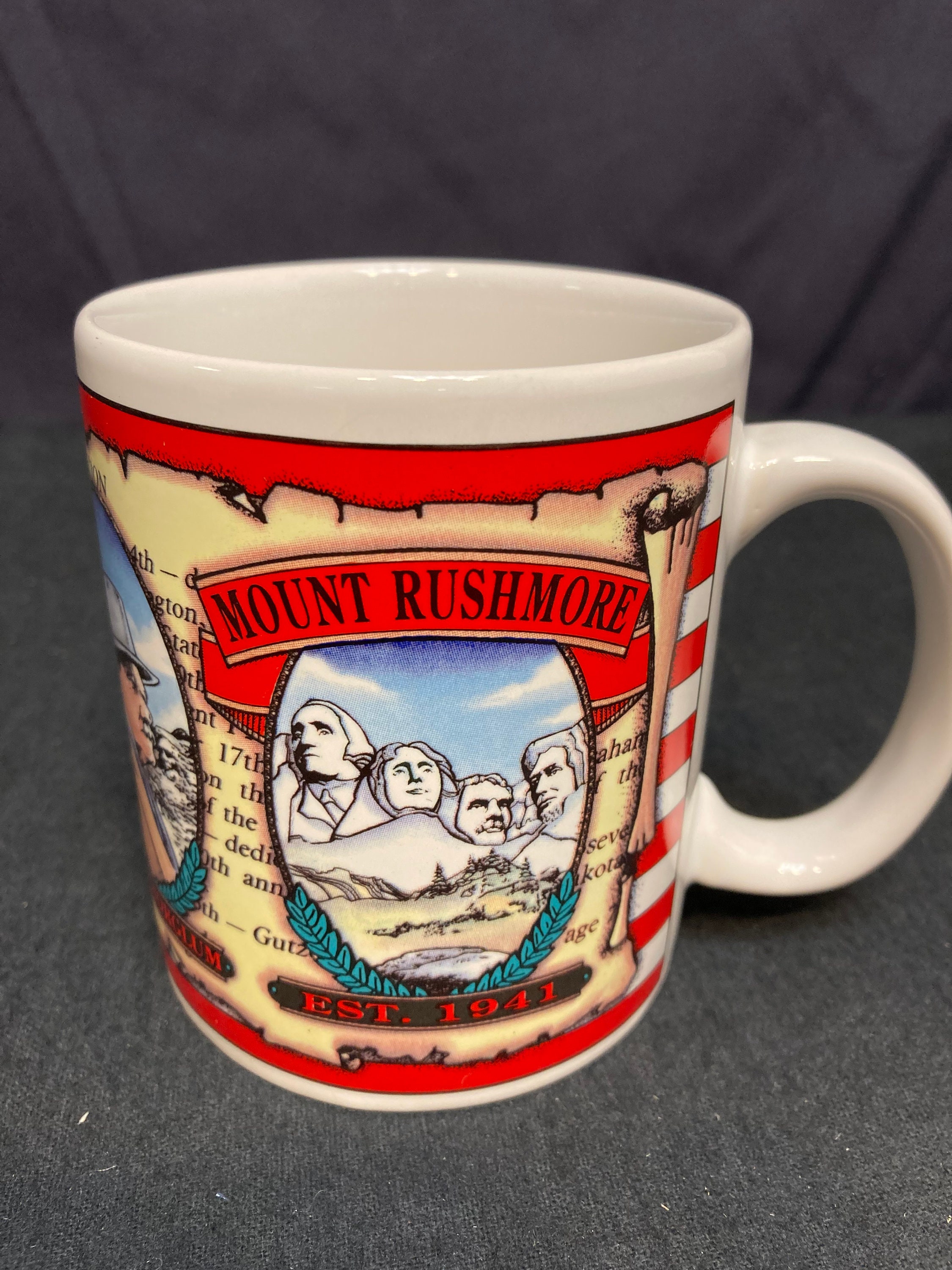 Full Color Wrap Around Design Mount Rushmore Coffee Mug Cup - Etsy