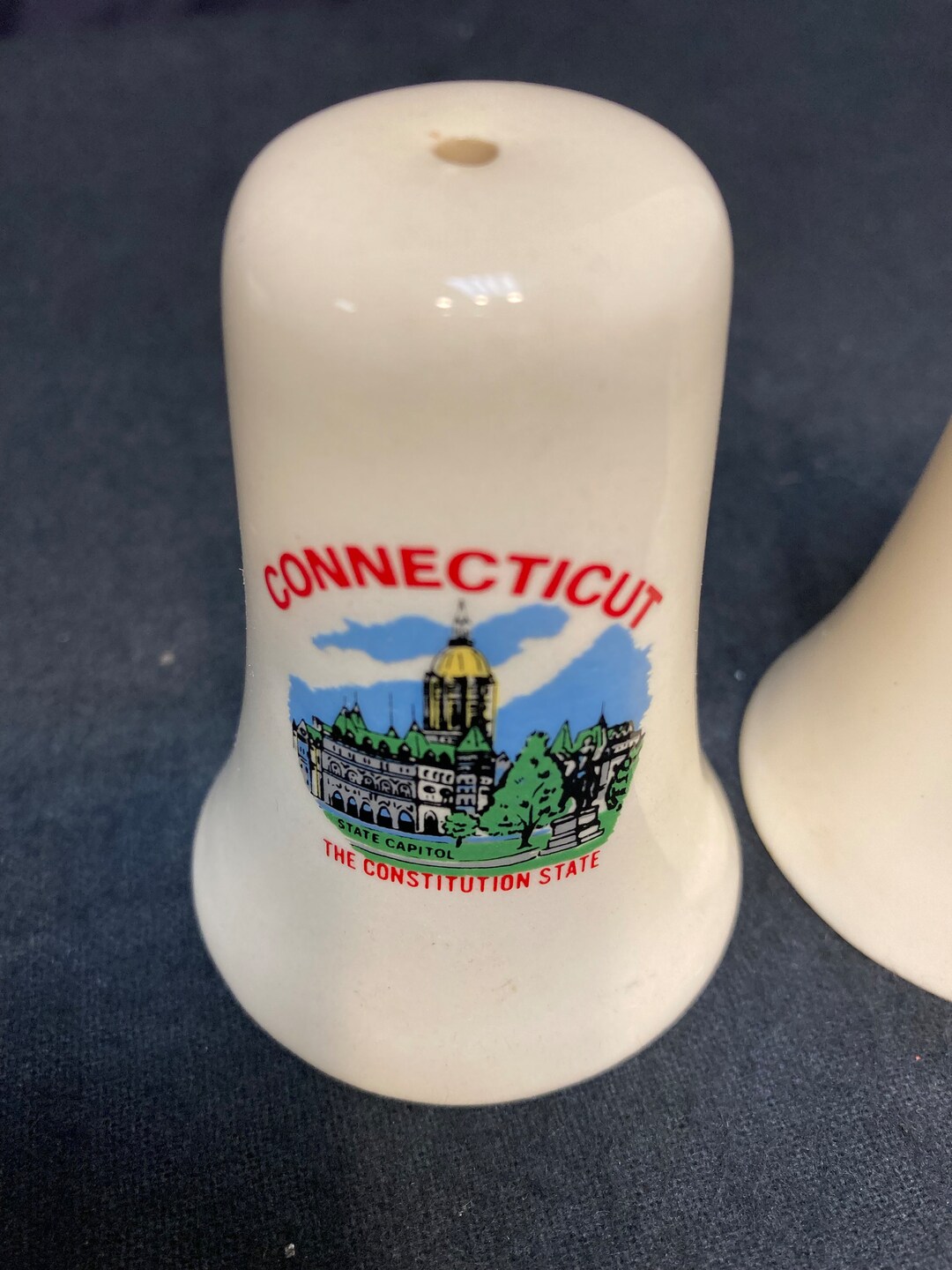 Made in USA Vintage Set of Connecticut State Capitol Salt & Pepper ...