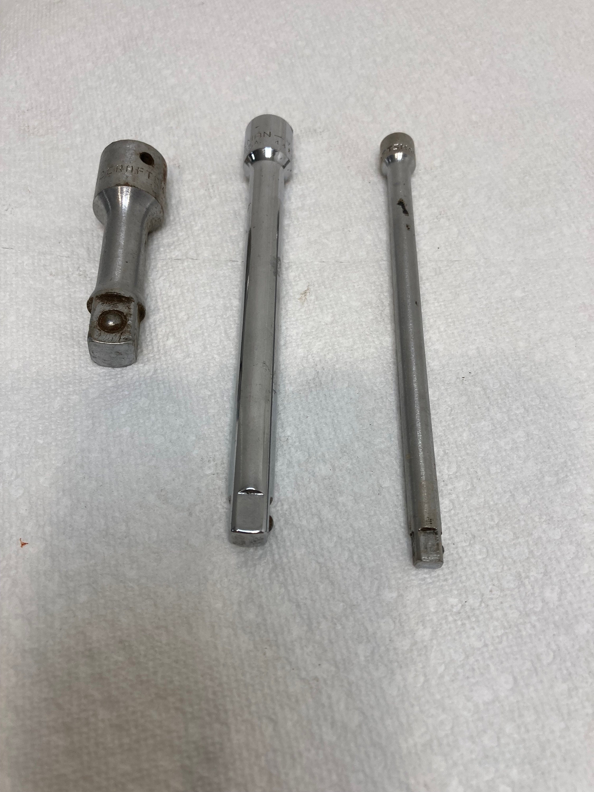Set of 3 Vintage Craftsman Socket Extensions 1/2, 3/8" & 1/4" Drive - Etsy