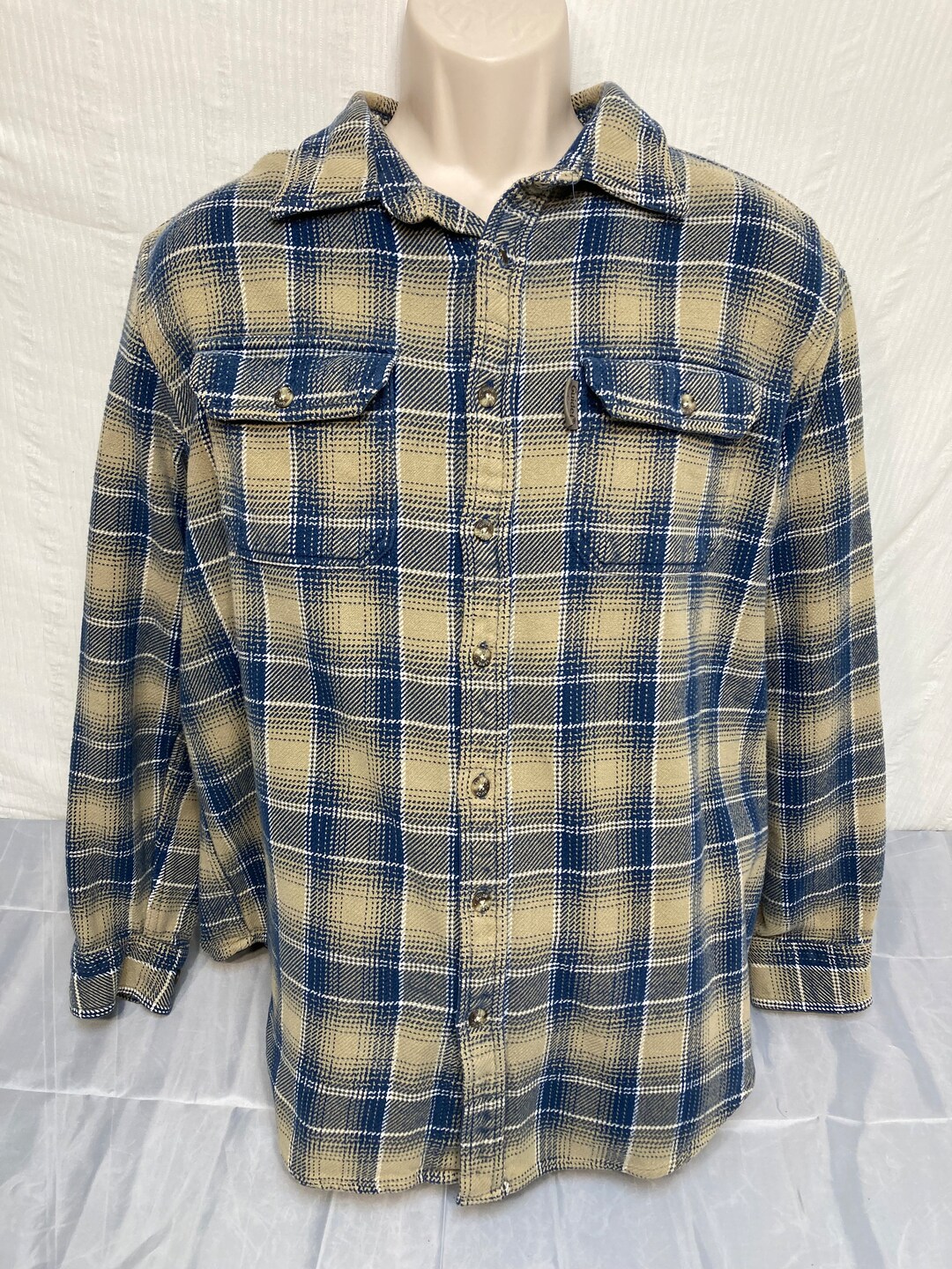 Men's Vintage Heavy Gander Mountain Guide Series Cotton Long Sleeve ...