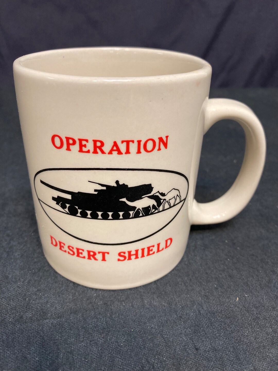 Vintage Armed Forces Operation Desert Shield Tank Coffee Mug Cup - Etsy