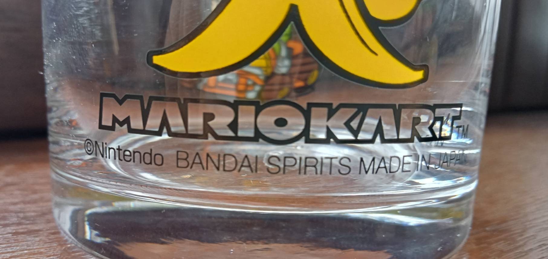 Mario Kart Glass slipping Yoshi Glass, ichiban Kuji Mario Collection ...