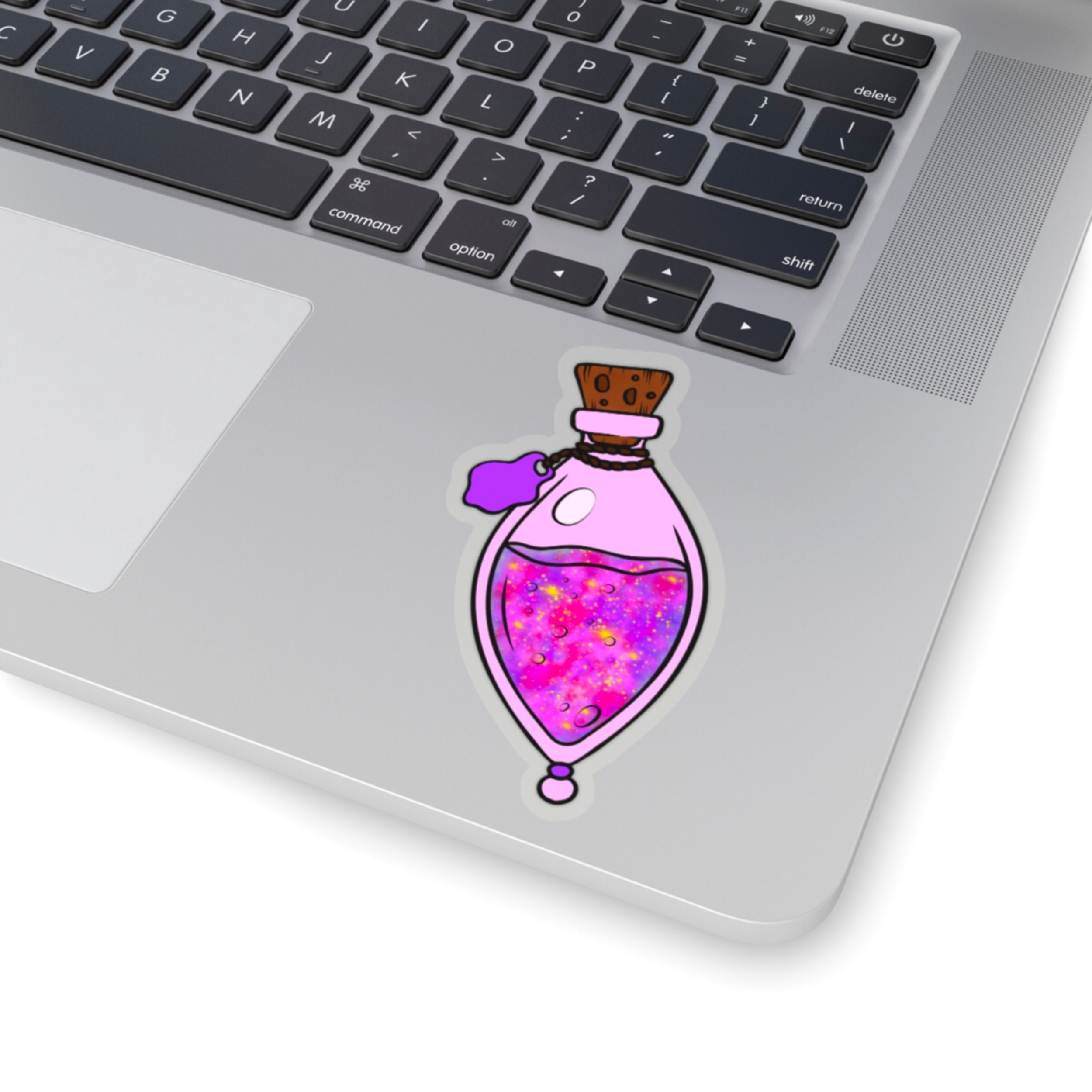 Purple Magic Potion Bottle, Kiss-cut Stickers - Etsy