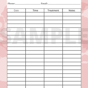 Client Record and Appointment History Package - Etsy