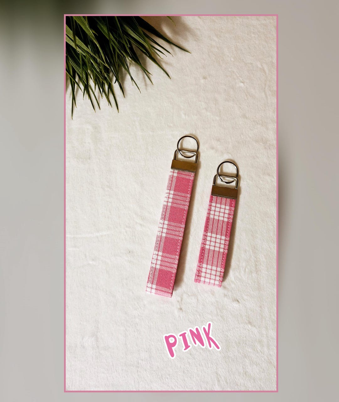 Palaka Key Fob: Hawaiian Plaid Fabric Keychain Wristlet - Etsy