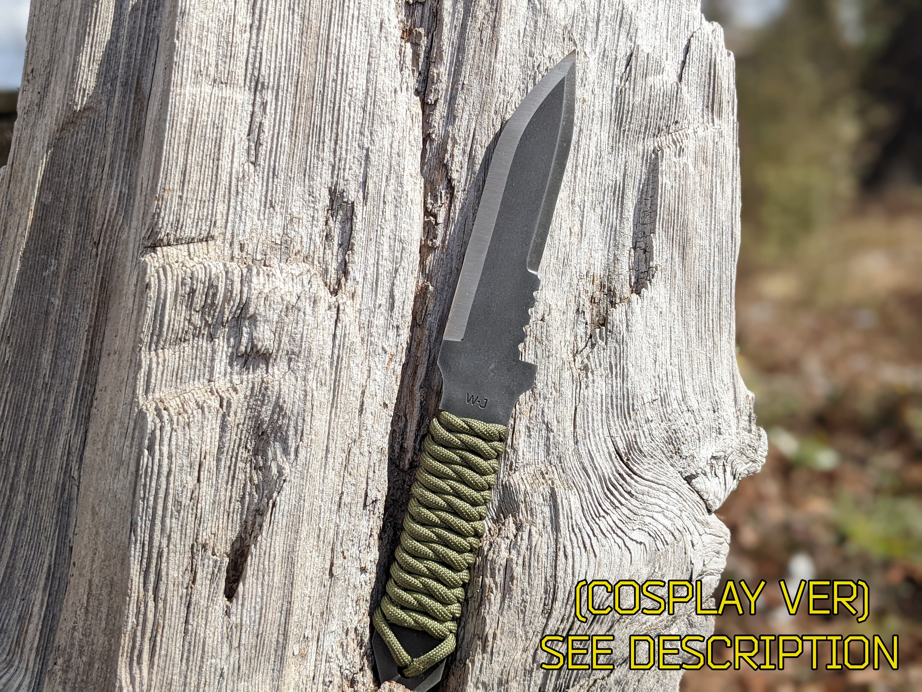 Big Boss Cosplay Knife Handmade by US Blacksmith - Etsy