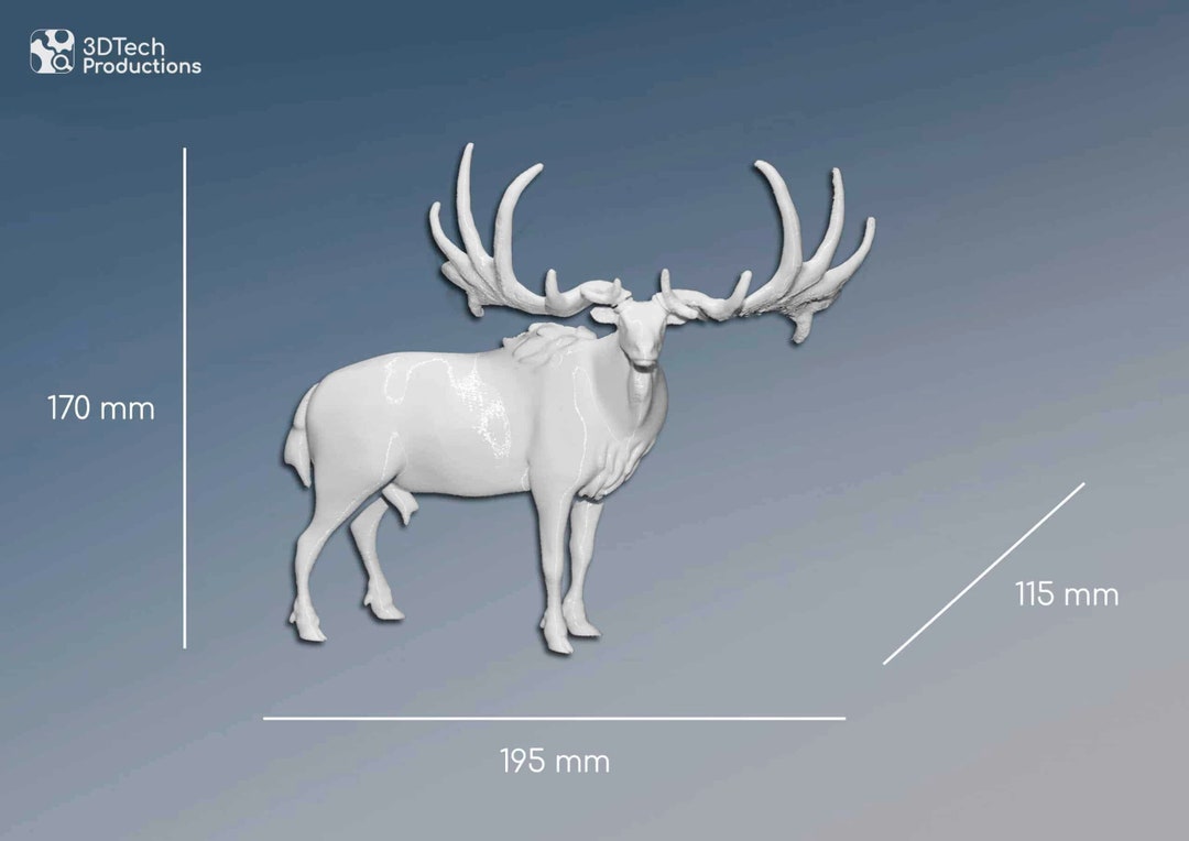 MEGALOCEROS GIGANTEUS Model Paleoartistic Reconstruction ...