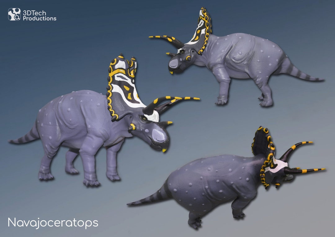 NAVAJOCERATOPS SULLIVANI, Model, Paleoartistic Reconstruction ...