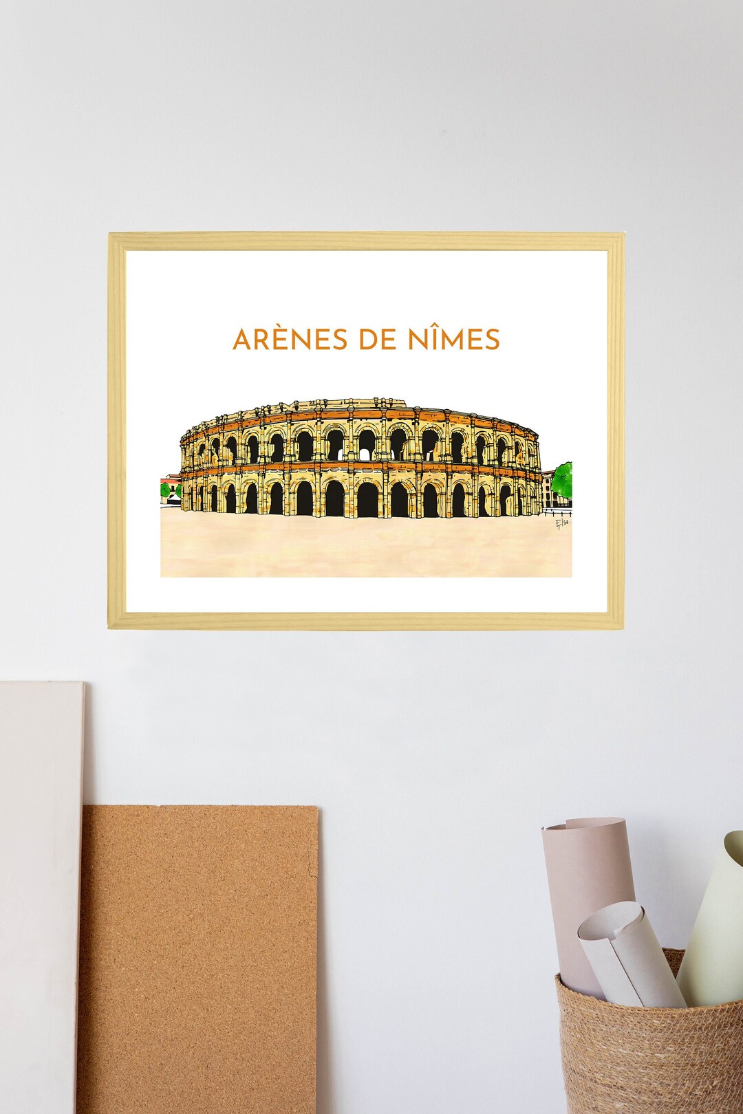 Nîmes Arena Poster - Etsy