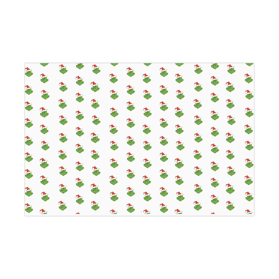 Gift Wrap Papers, Grinch Gift Wrap, Wrapping Paper Roll, Christmas Gift ...