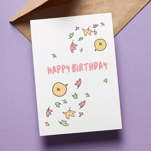 Heartstopper Birthday Card - Etsy