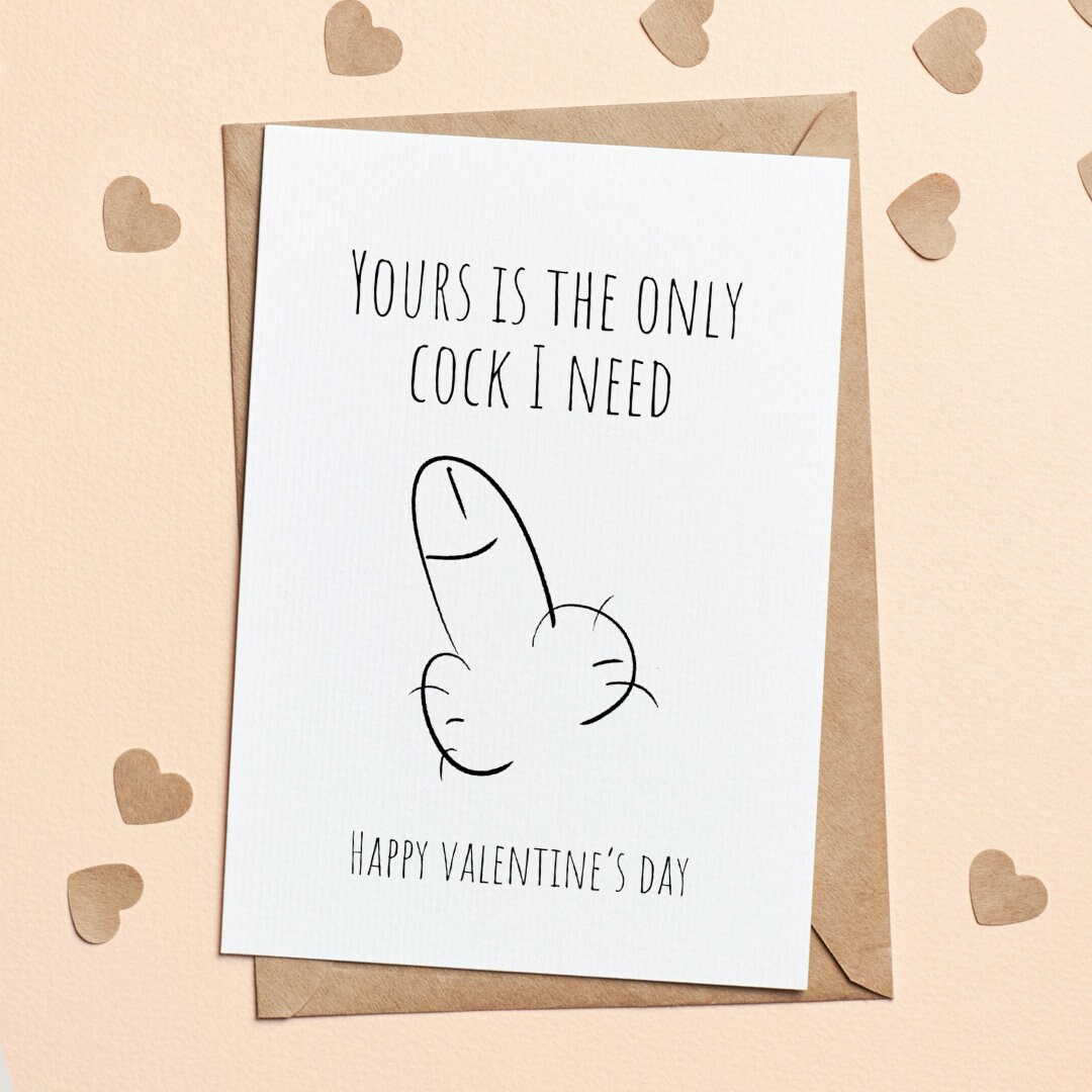 Rude Valentines Day Card Funny Valentines Day Card Gift for - Etsy