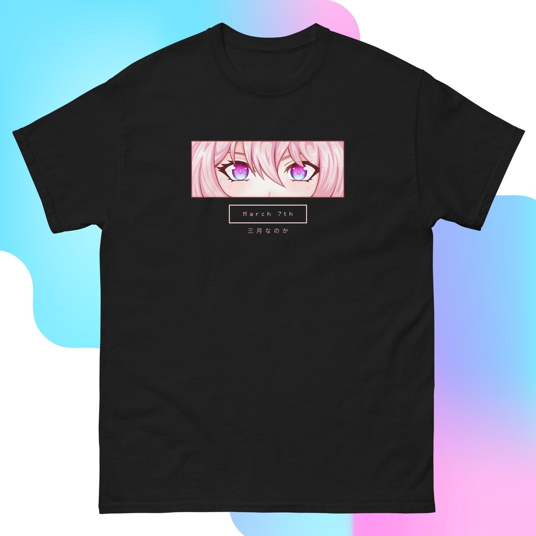 Honkai Star Rail March 7th T Shirt Honkai Star Rail Merchandise March ...