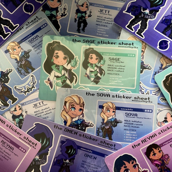 Valorant Stickers - Etsy