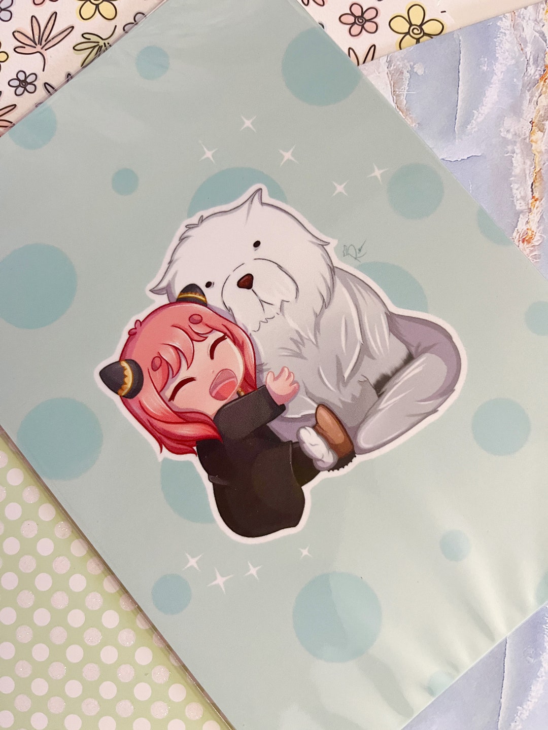 Anya Bond Art Print A6 100lb Satin Anime Print Poster Cute, Chibi ...