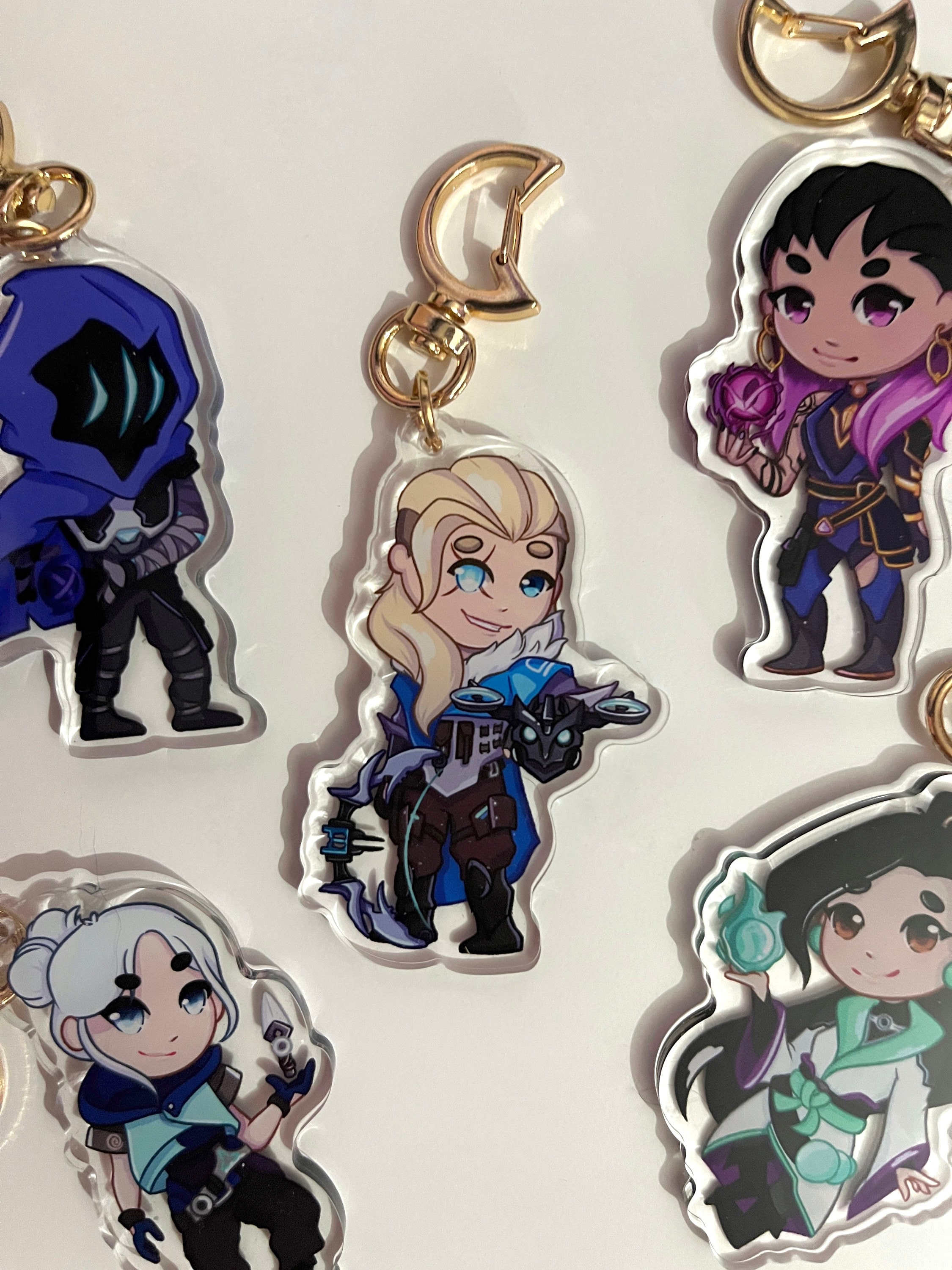 VALORANT INSPIRED Agent 2.5 Double-sided Keychains - Etsy UK