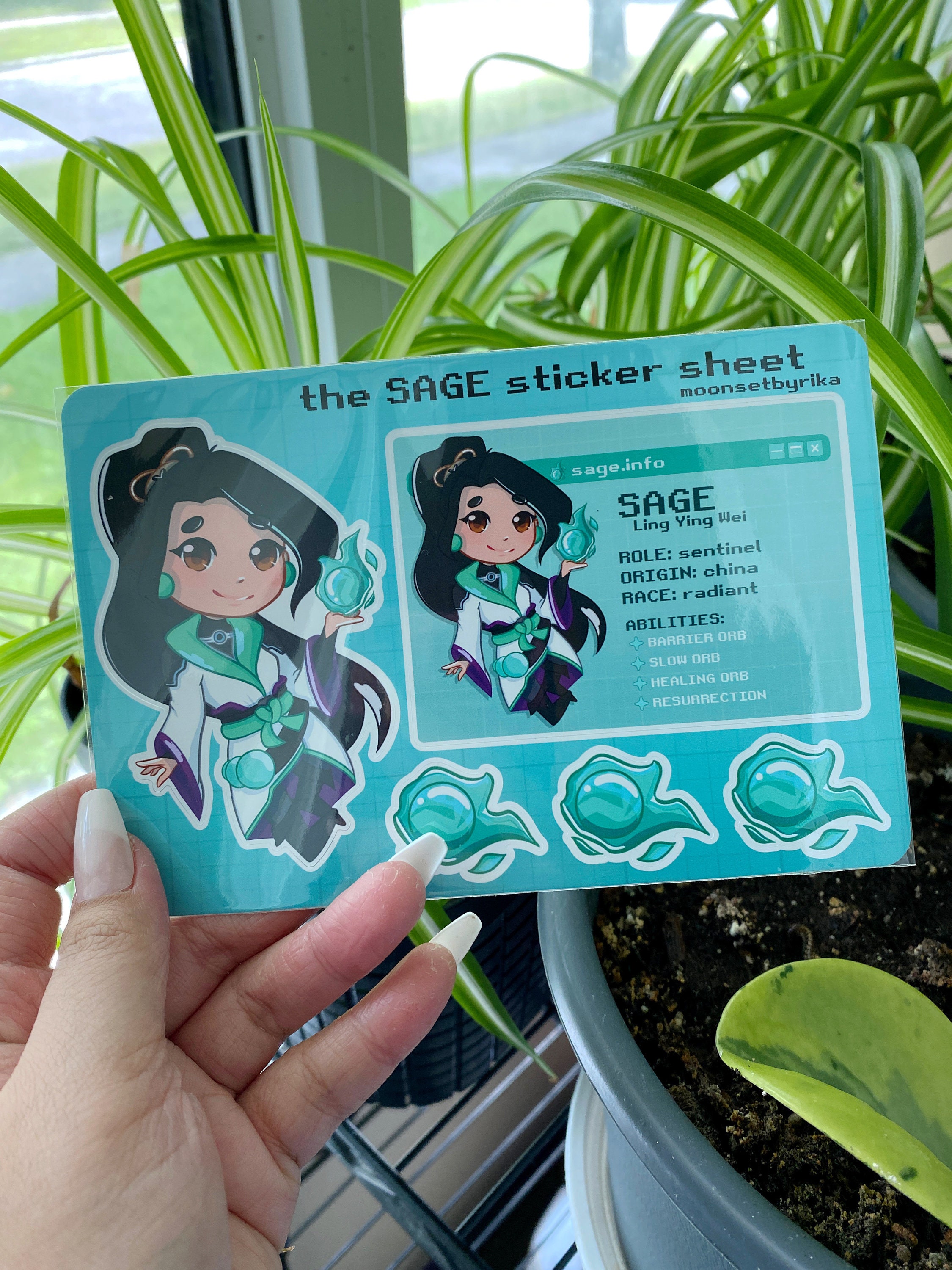 VALORANT INSPIRED Agent Sticker Sheets 4x6in Matte WEATHERPROOF Vinyl ...