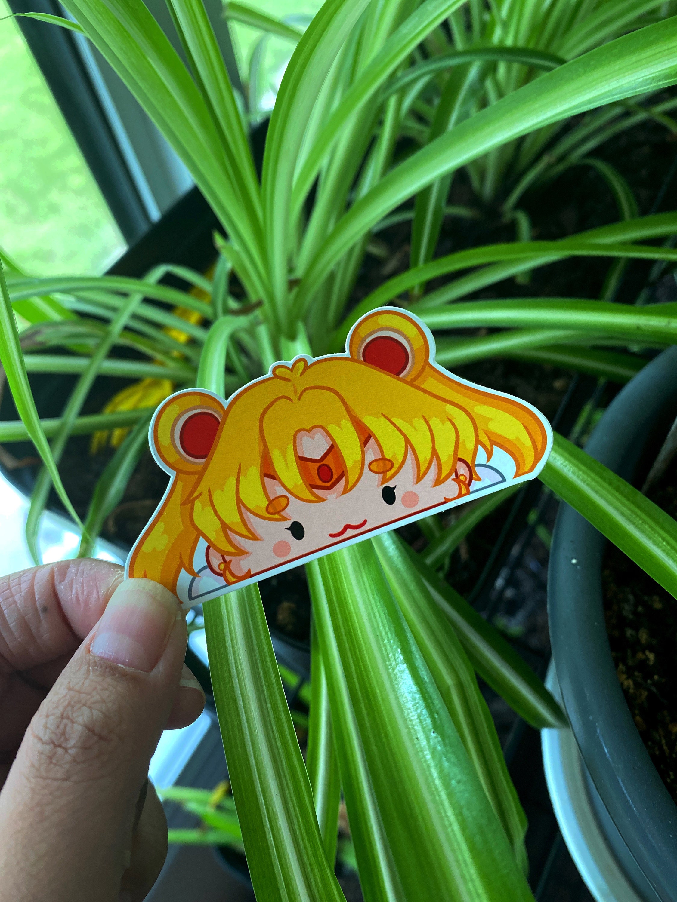 Magical Girl Sailor Inspired Peeker Stickers | 3" Matte WEATHERPROOF ...