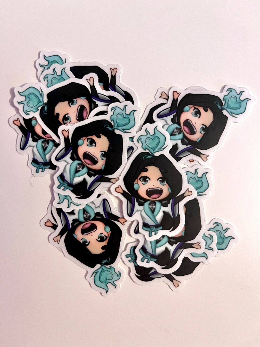 Sage Heart Valorant-inspired 2" Transparent Sticker Flake || Gift for ...