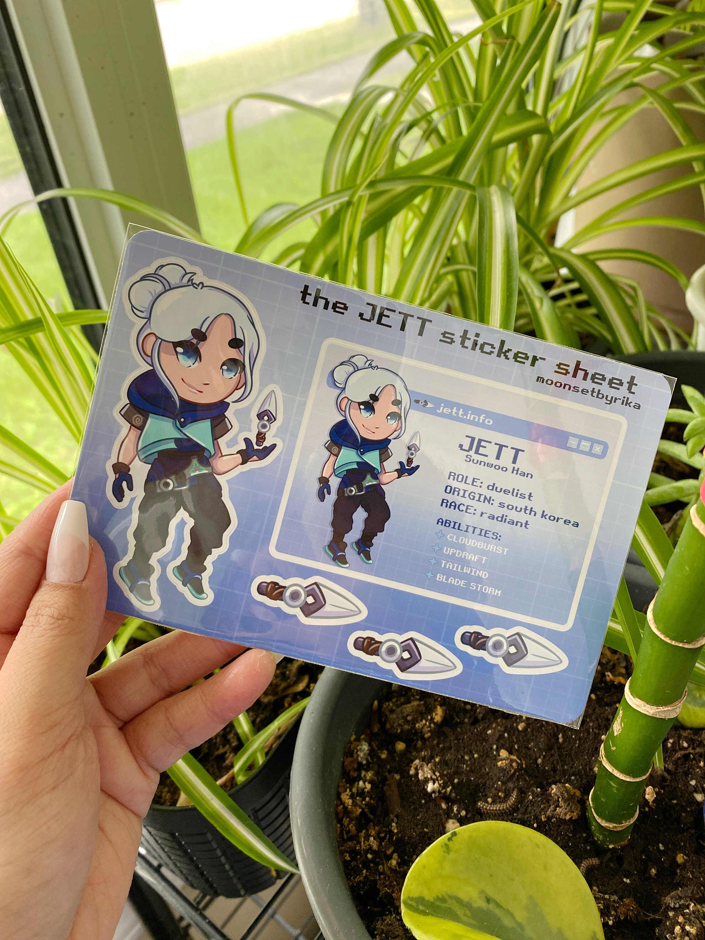 VALORANT INSPIRED Agent Sticker Sheets 4x6in Matte WEATHERPROOF Vinyl ...