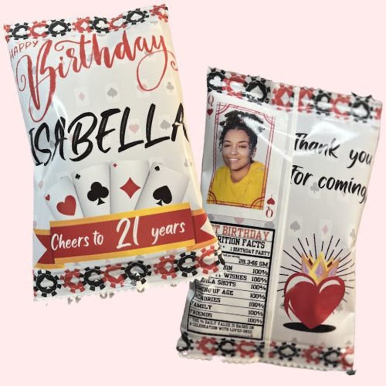 Editable Chip Bag Canva Templatecustom Chipbagspersonal Chip Bag ...