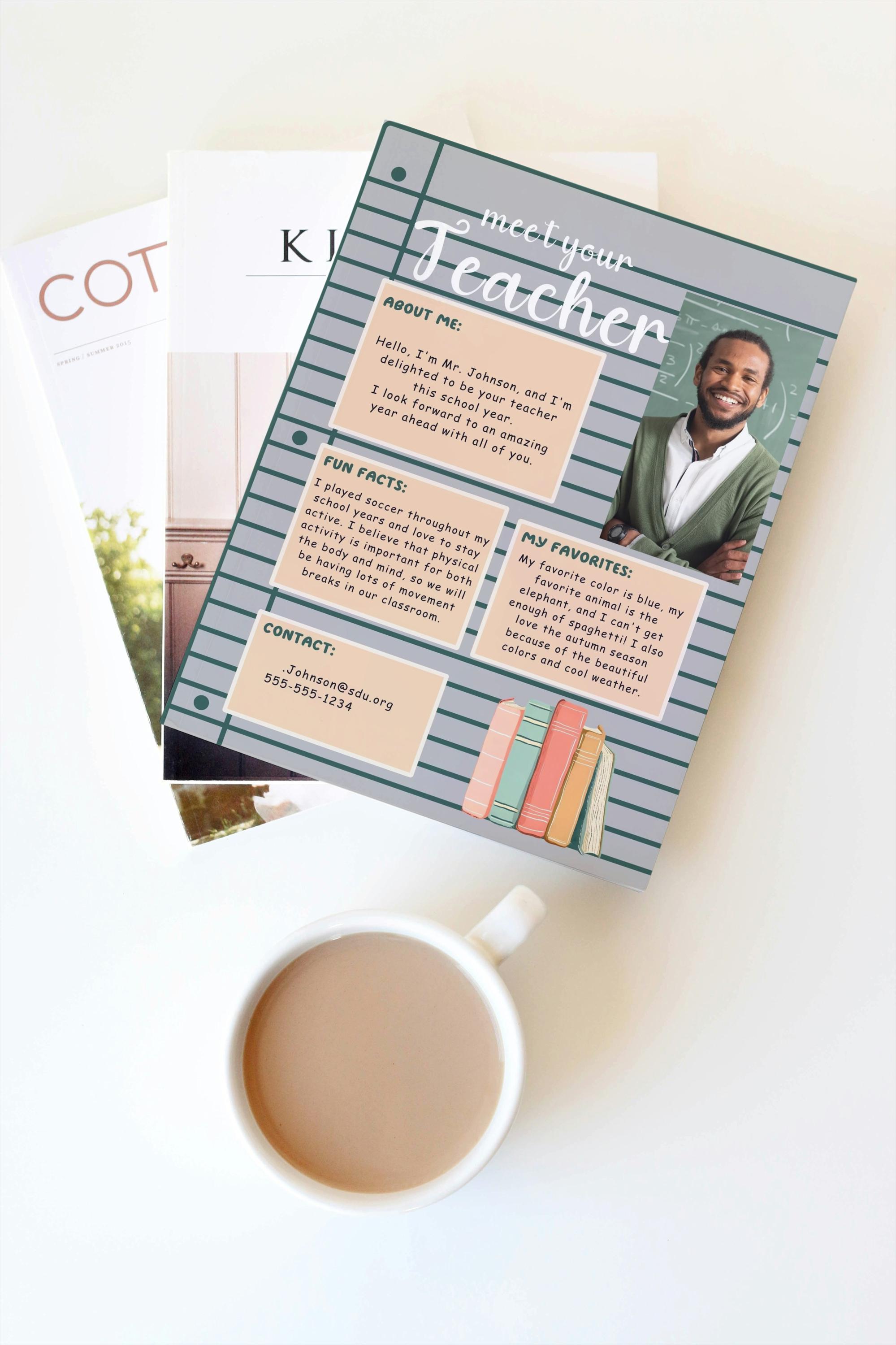 Meet the Teacher Template Bundle Editable Teacher Flyer Class ...