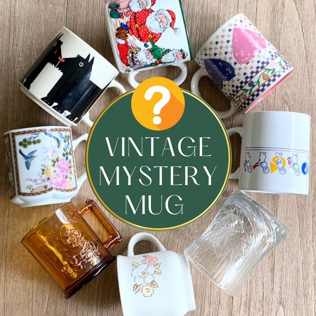 Vintage Mystery Mug Box Mug Collector's Gift Holiday Gift Birthday Gift ...