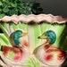 Vintage Mallard Duck Vase Lusterware Ceramic Porcelain Vase Bright ...
