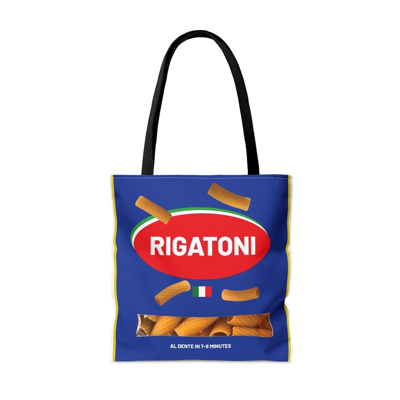 Italian Rigatoni Pasta Box Tote Bag - A Unique & Stylish Accessory for ...