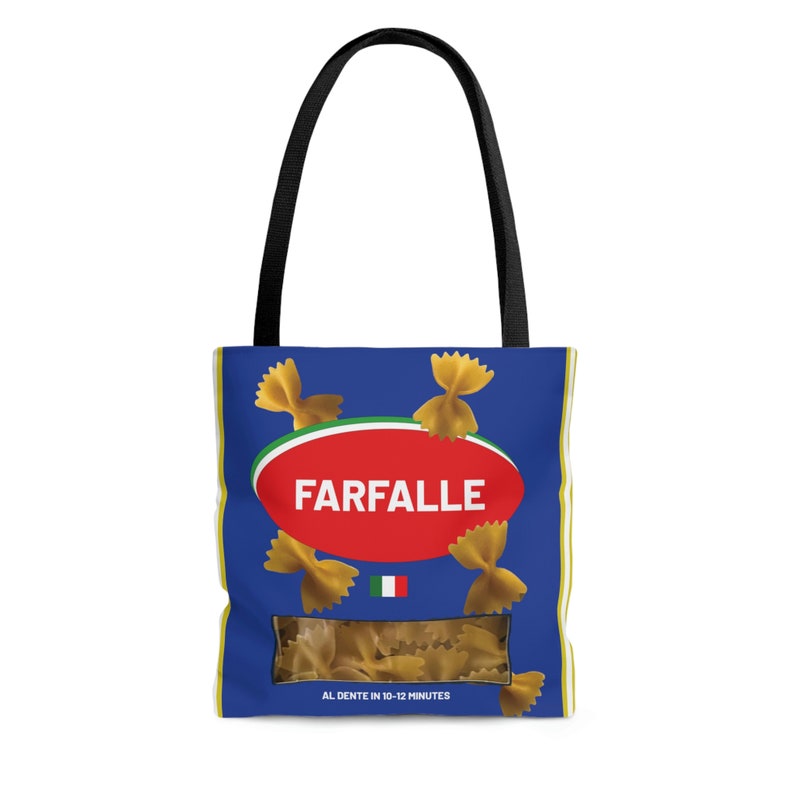 Italian Farfalle Pasta Box Tote Bag A Unique & Stylish - Etsy