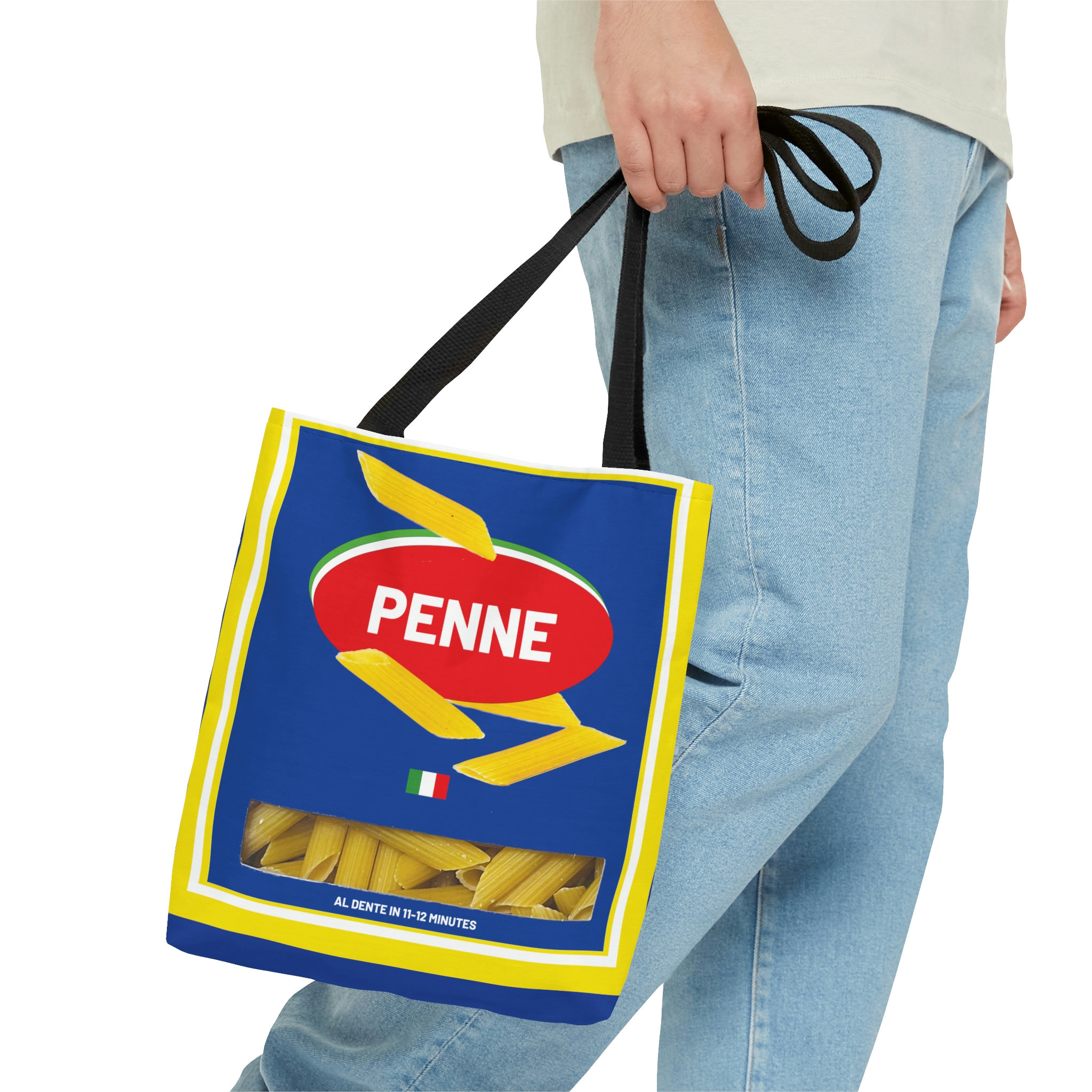 Italian Penne Pasta Box Tote Bag - A Unique & Stylish Accessory for ...