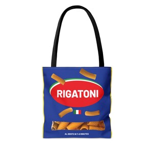 Italian Rigatoni Pasta Box Tote Bag - A Unique & Stylish Accessory for ...