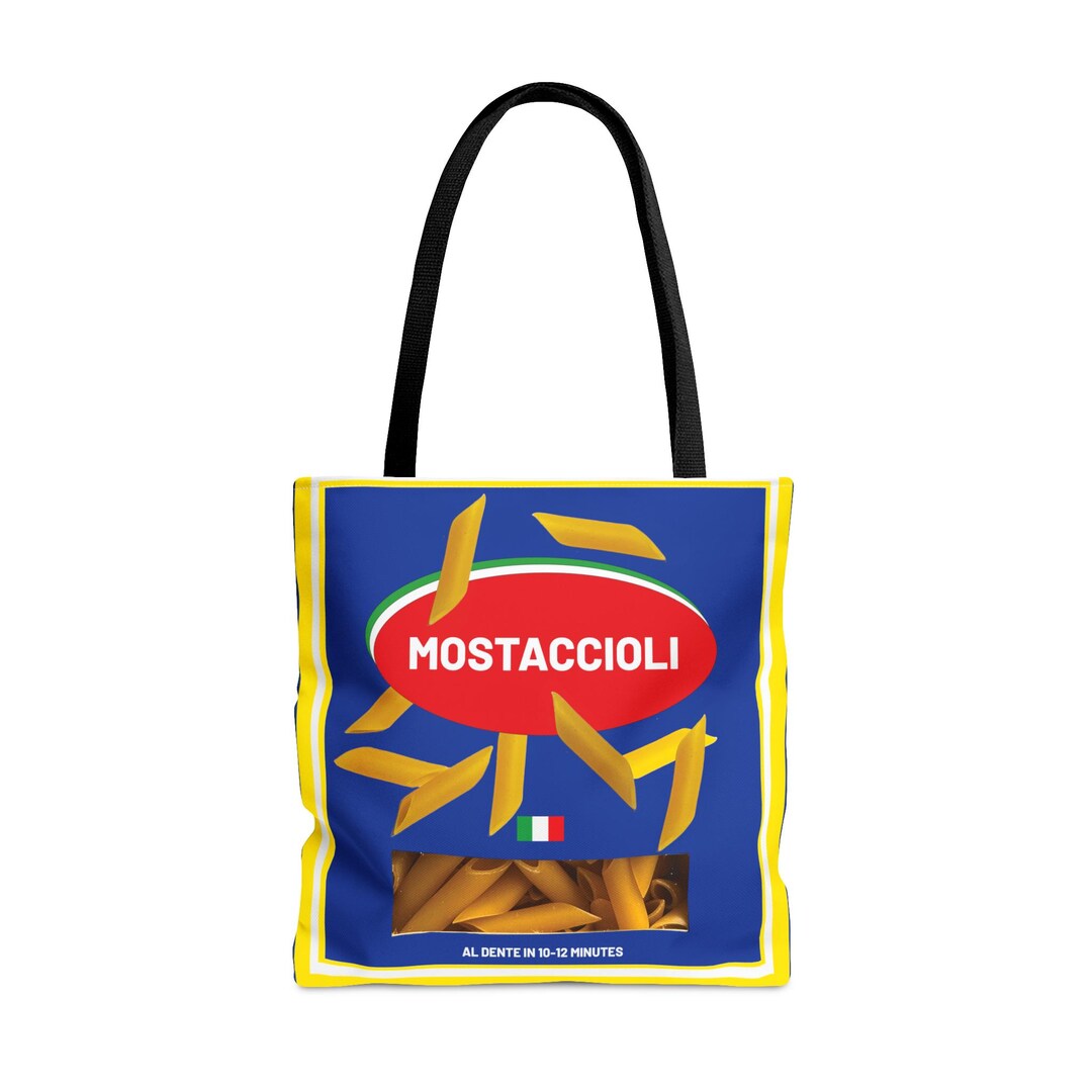 Italian Mostaccioli Pasta Box Tote Bag - A Unique & Stylish Accessory ...