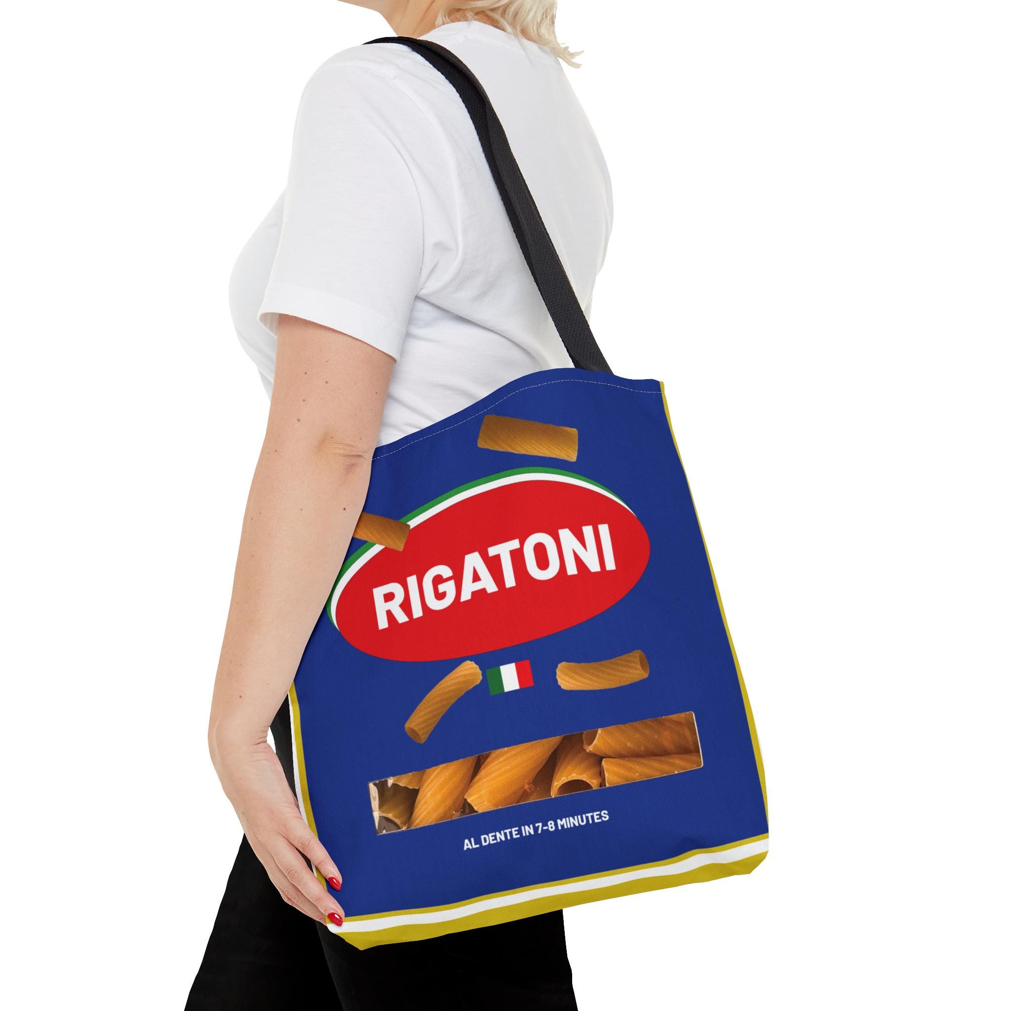 Italian Rigatoni Pasta Box Tote Bag - A Unique & Stylish Accessory for ...