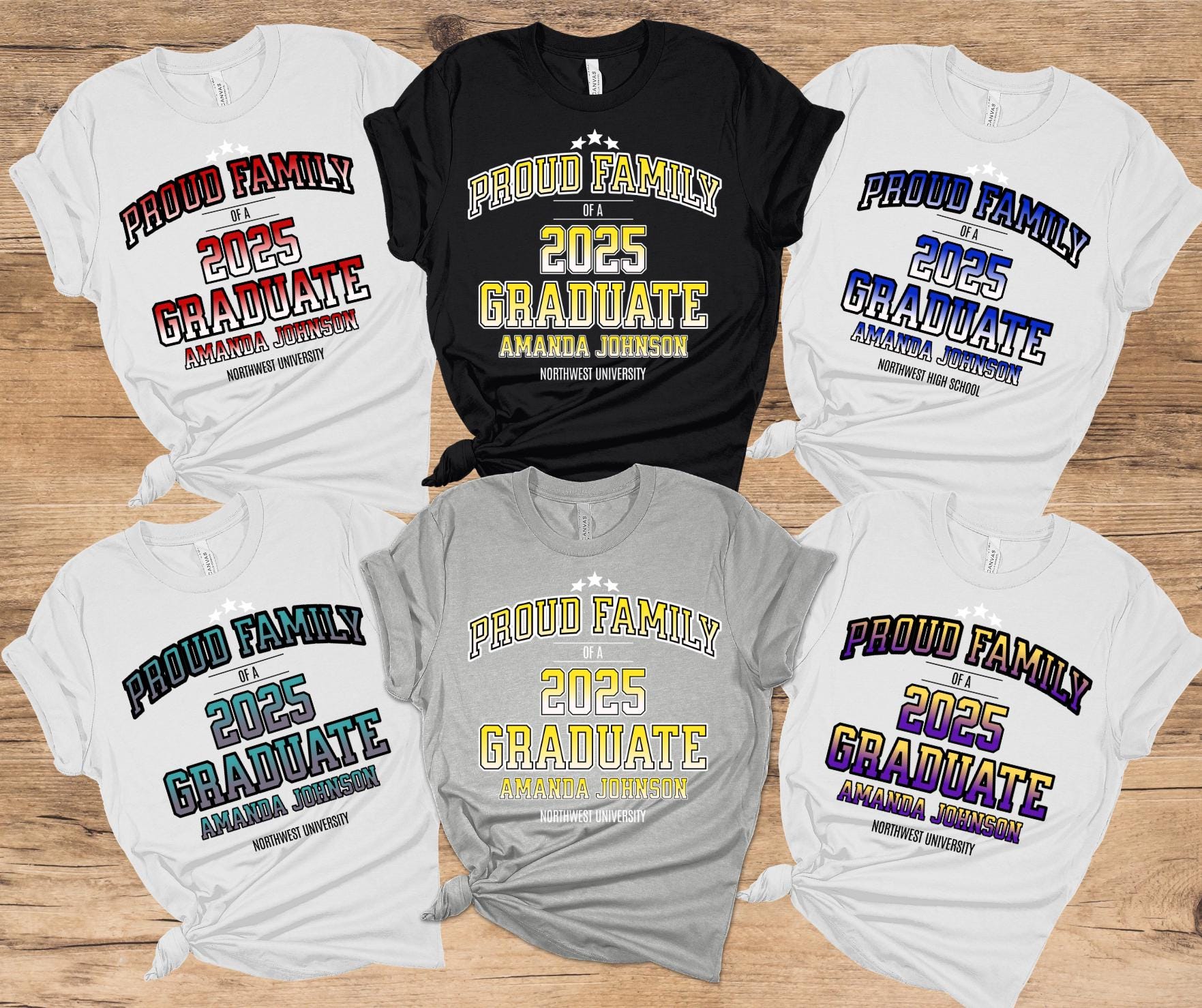 Proud Family Graduation Shirt,custom Graduate Gift, Graduation Shirts ...
