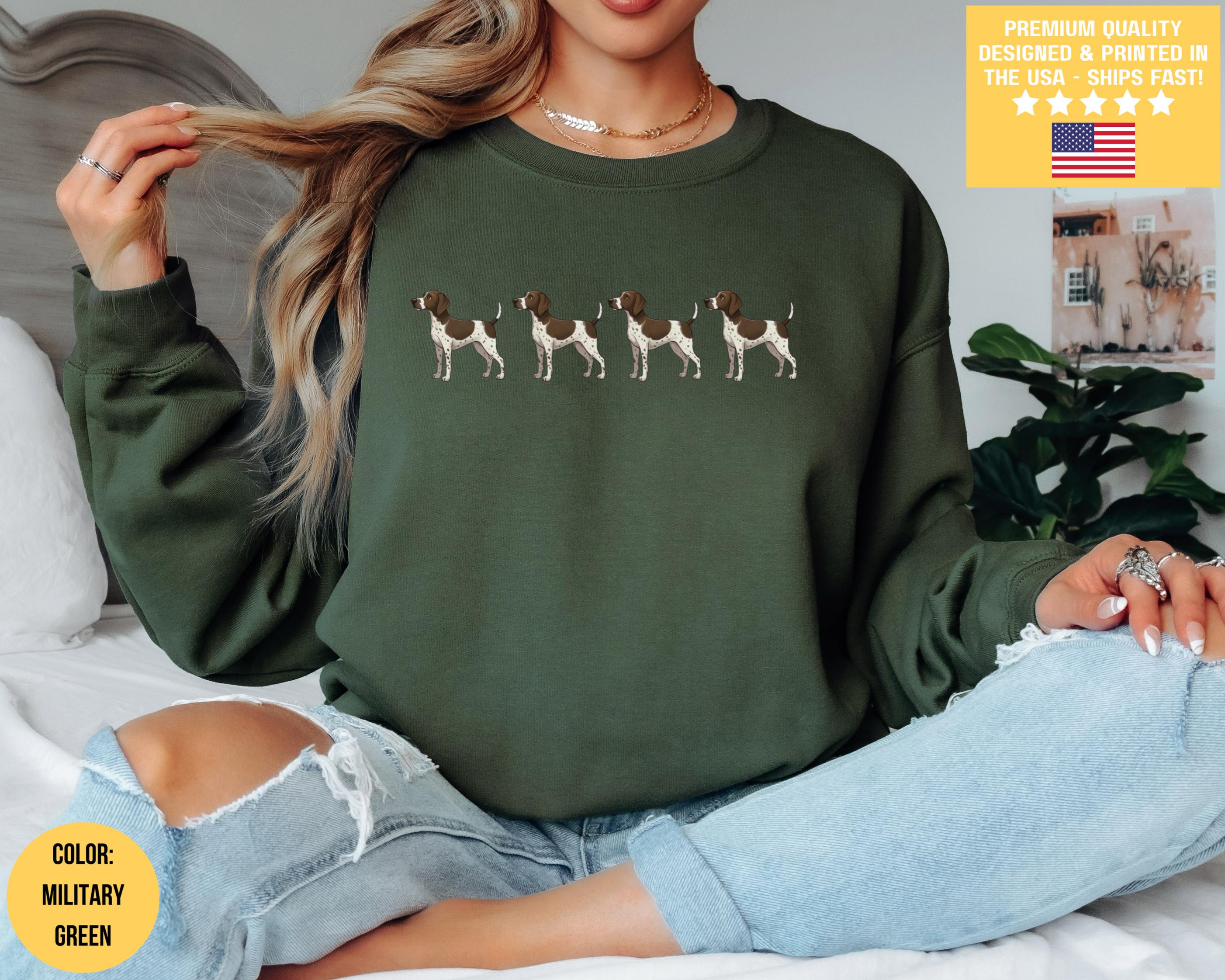 German Shorthaired Pointer Sweatshirt, GSP Mom, GSP Mama, Pointer ...