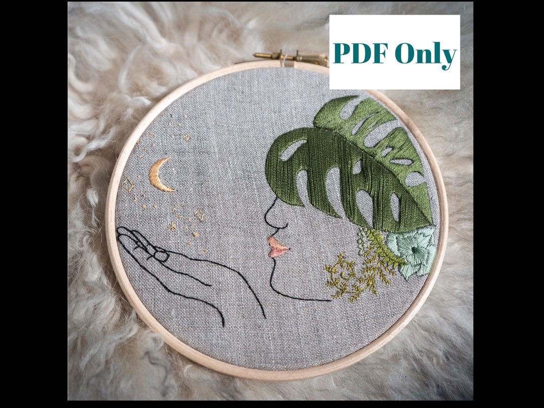 Stardust Embroidery Pattern & Tutorial - Etsy