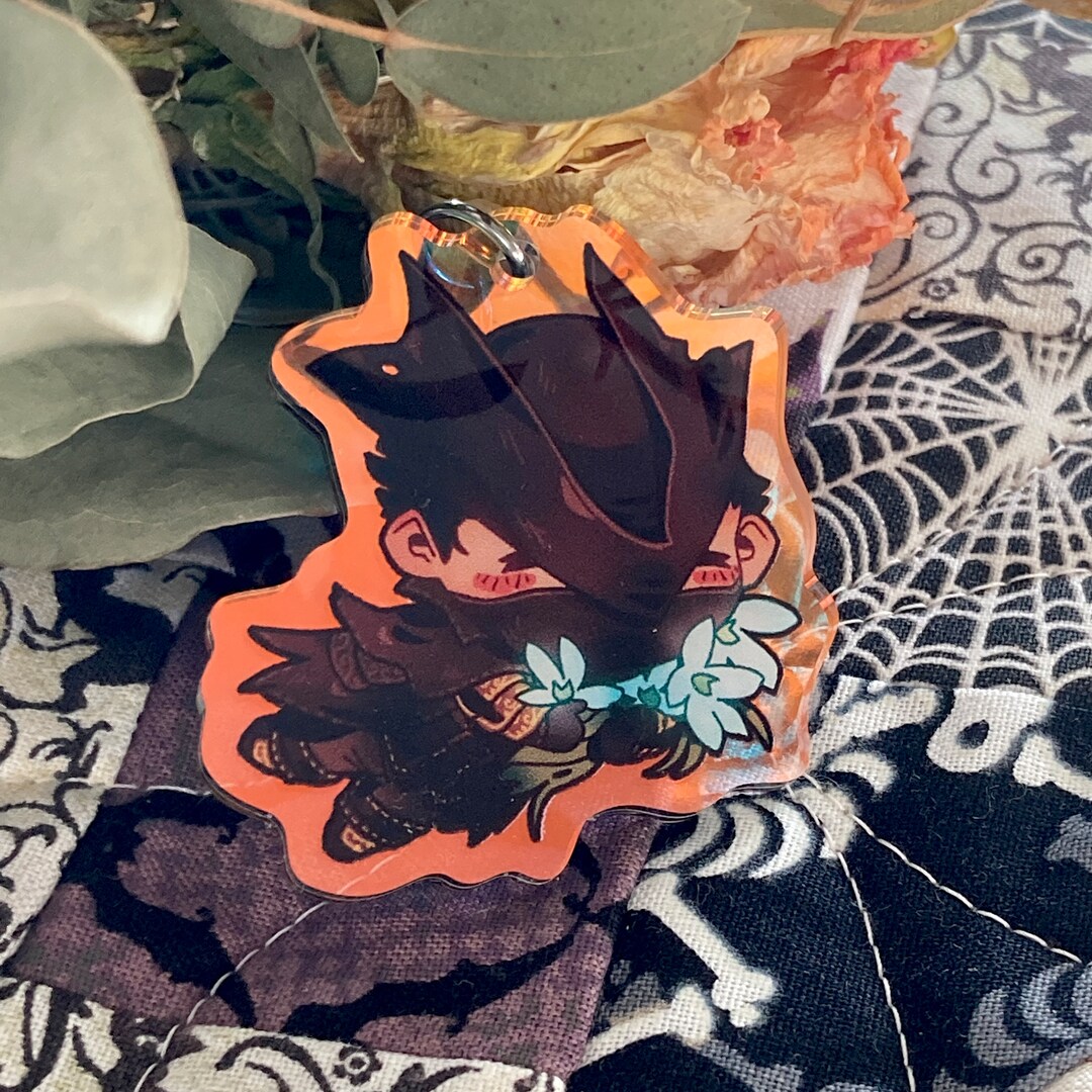 Good Hunter Flower/frenzy Mini Keychain - Etsy