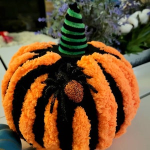 PUMPKINS &candy Corn Pillow Decor Hand-made / Hand-knit - Etsy