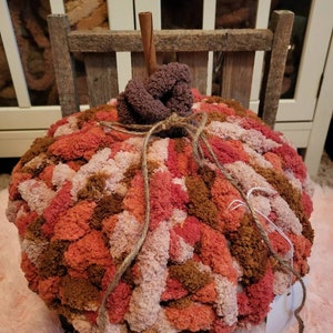 PUMPKINS &candy Corn Pillow Decor Hand-made / Hand-knit - Etsy