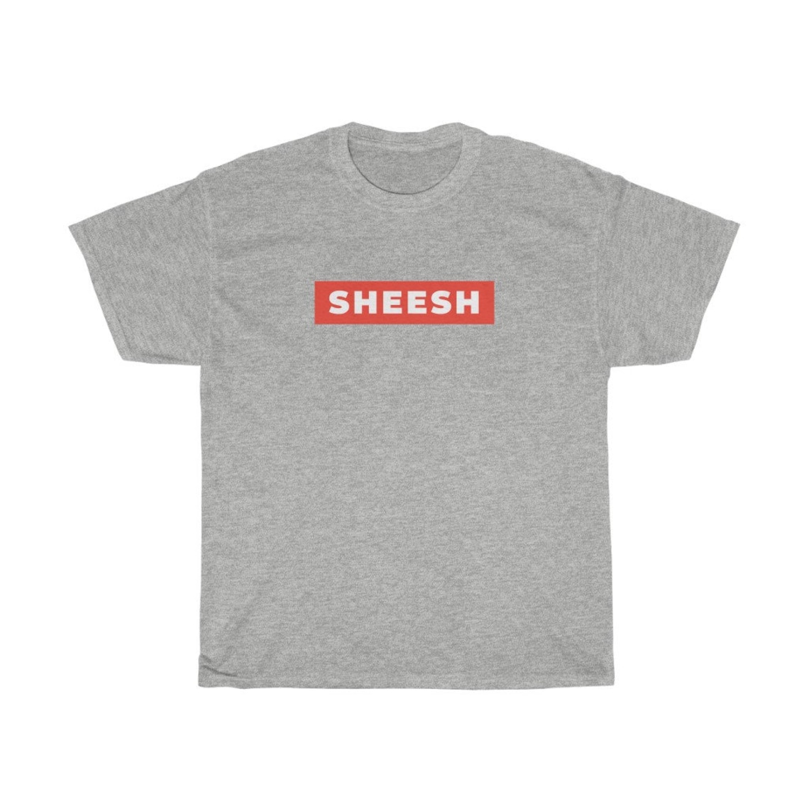 Sheesh Logo Meme T-shirt | Funny Shirts | Comedy T-shirts | Tiktok ...