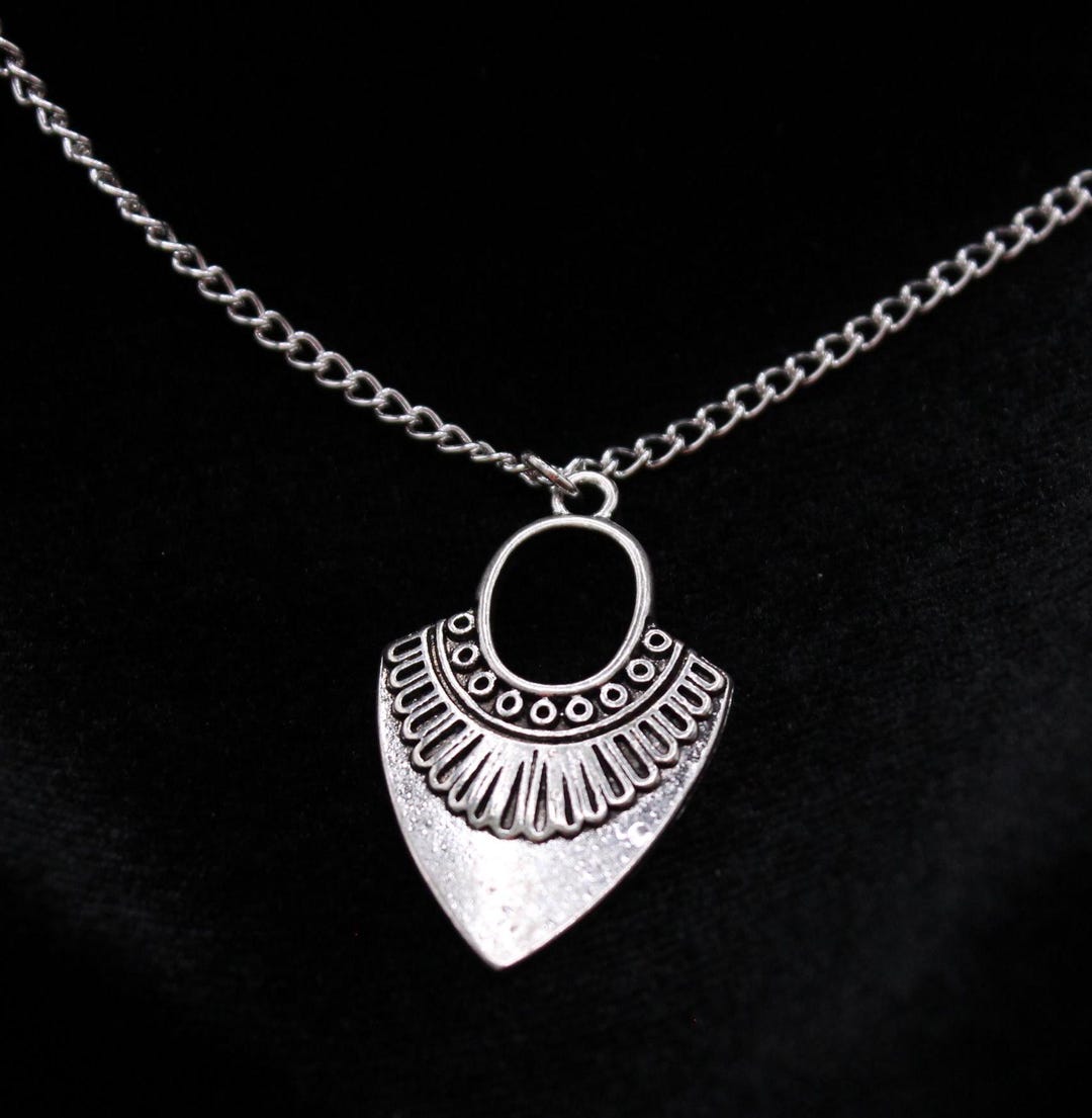 Tibetan Silver Aztec Pendant Necklace With Curb Chain - Etsy