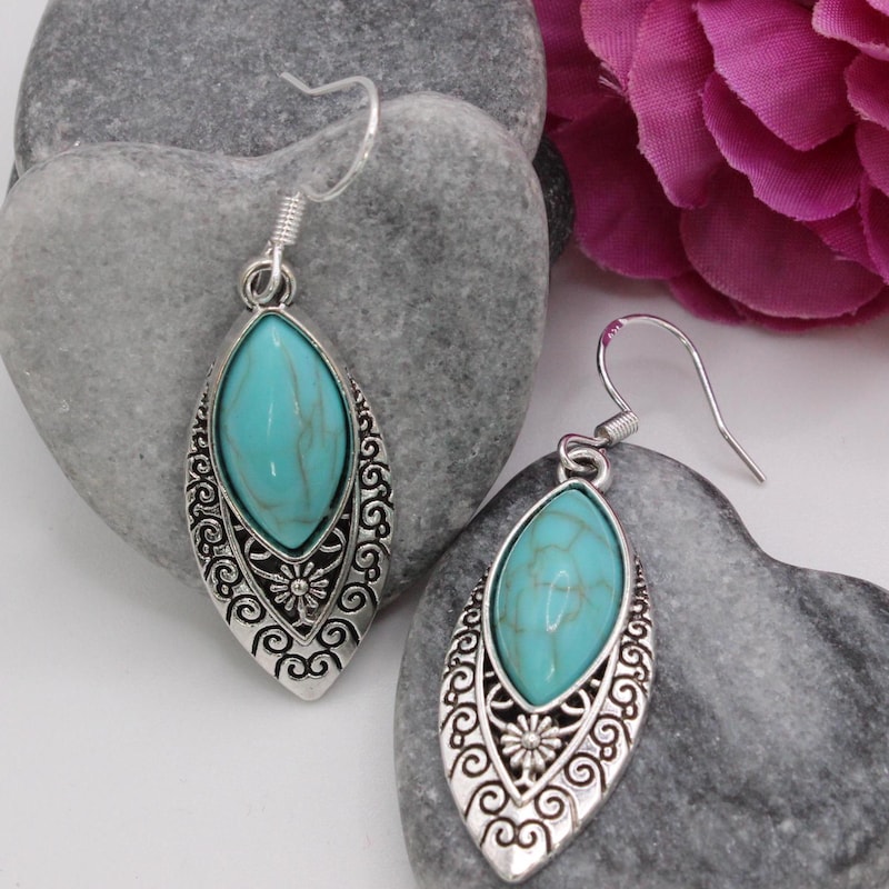 Turquoise Horse Tibetan - Etsy UK