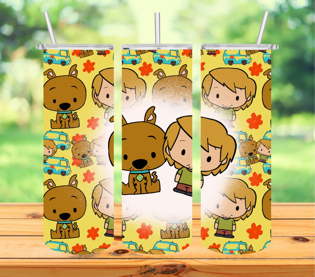 Scooby Doo Tumbler Wrap Cute Chibi - Etsy