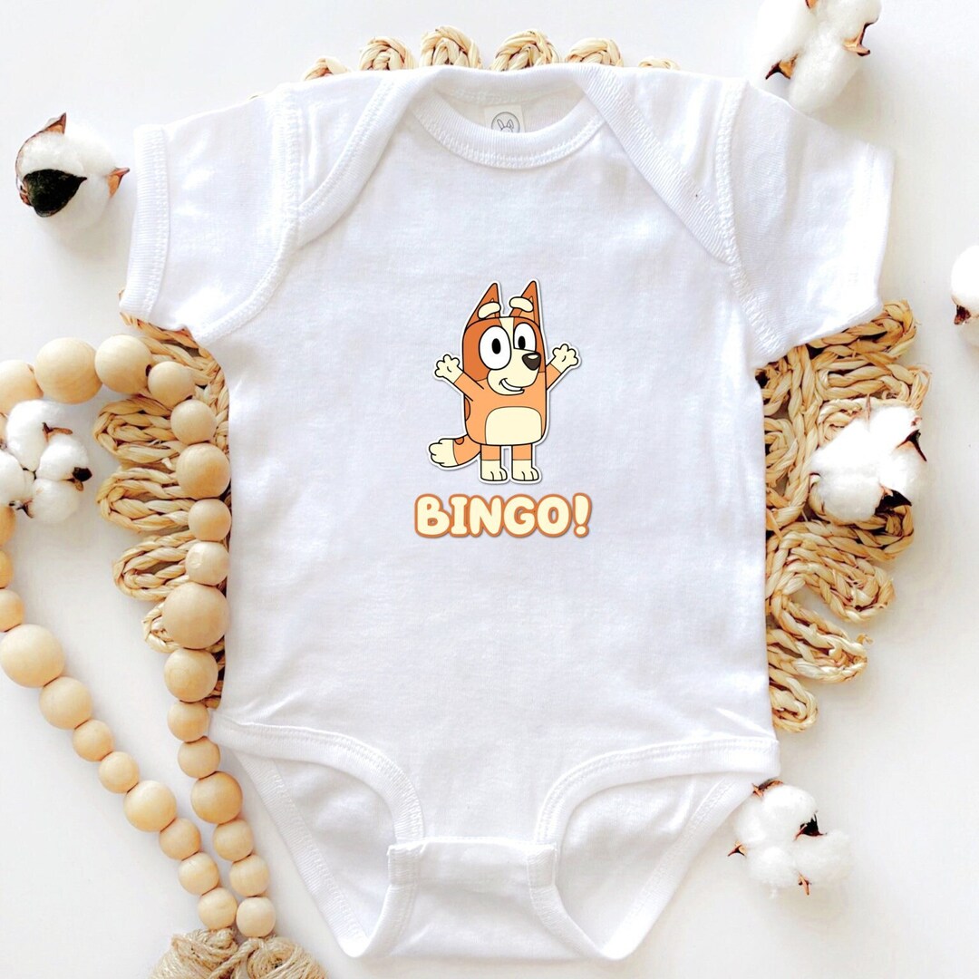Bluey Bingo Onesie Bebé Bluey Onesie Bluey Regalo Bluey - Etsy México