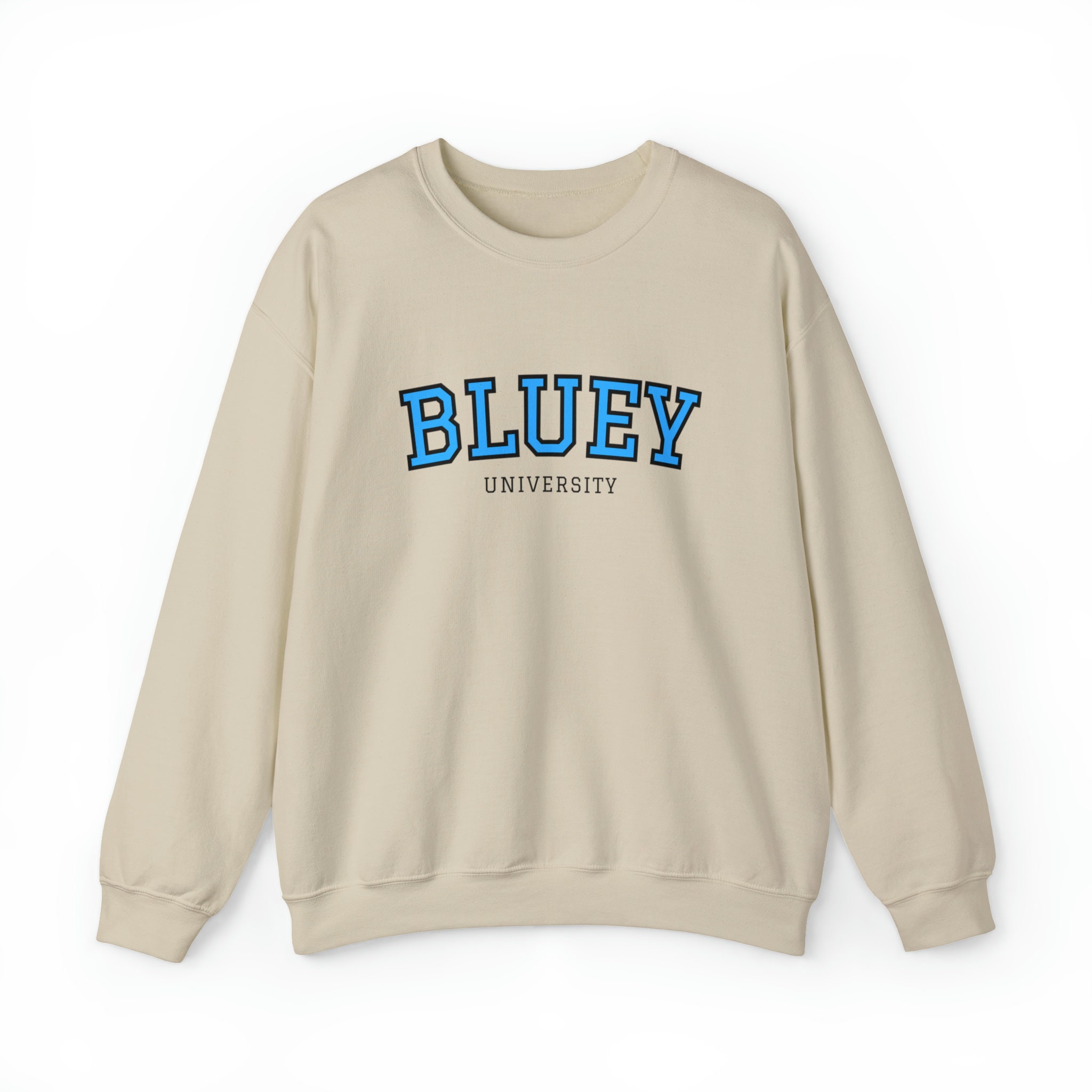 Bluey University Bluey College Sweatshirt Bluey Dad Shirt - Etsy