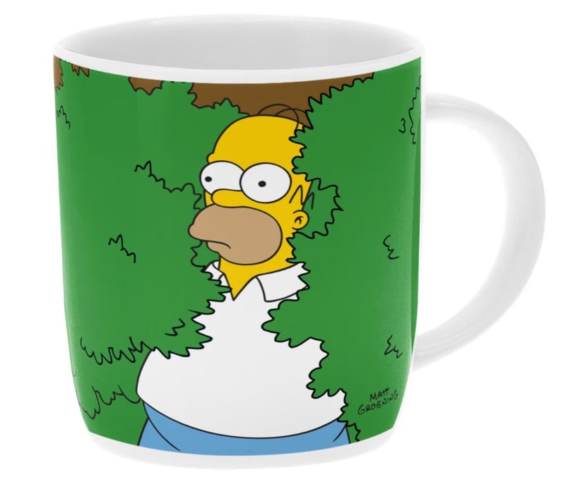 Homer Bush Mug - Etsy