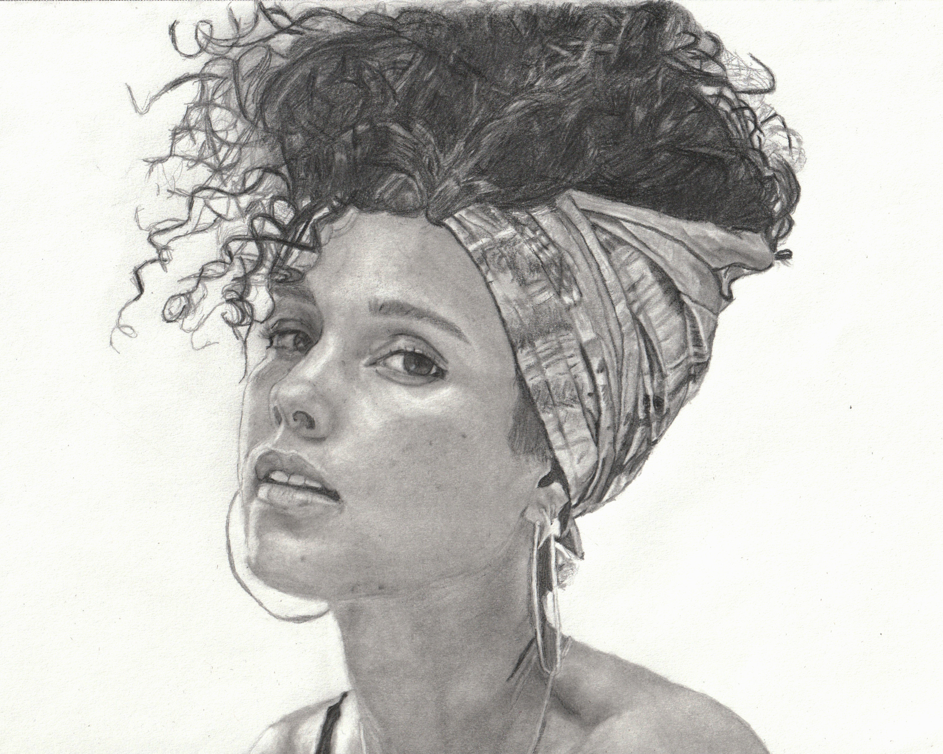 Drawing Of Alicia Keys
