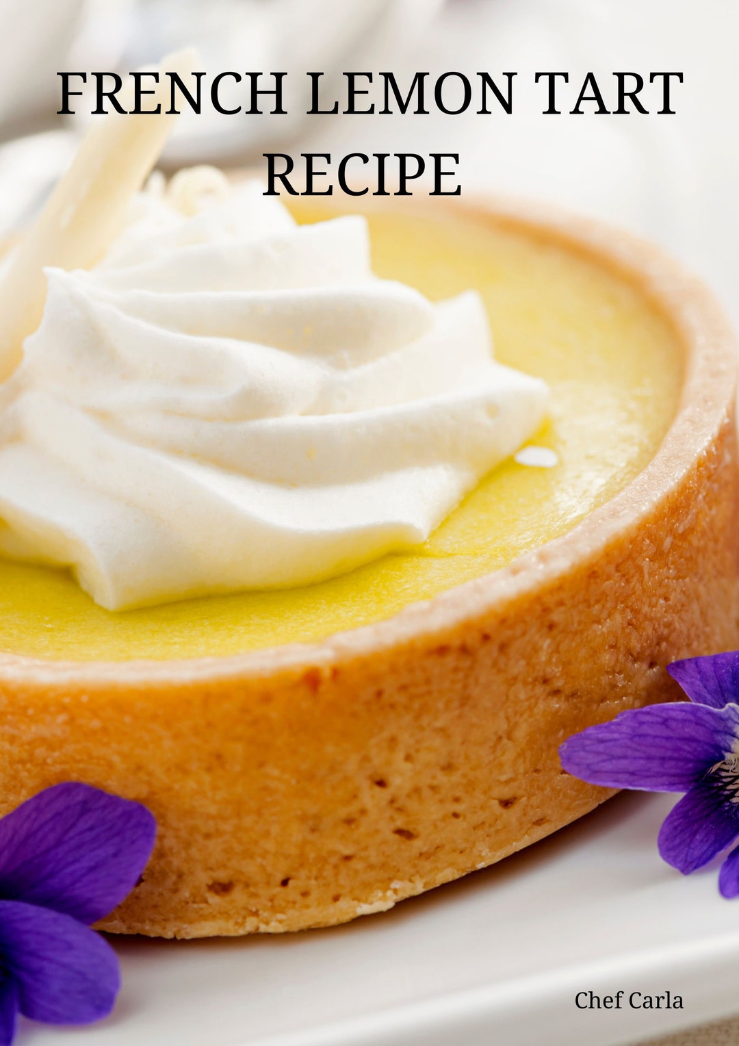 French Lemon Tart Recipe, Lemon Tart - Etsy Australia