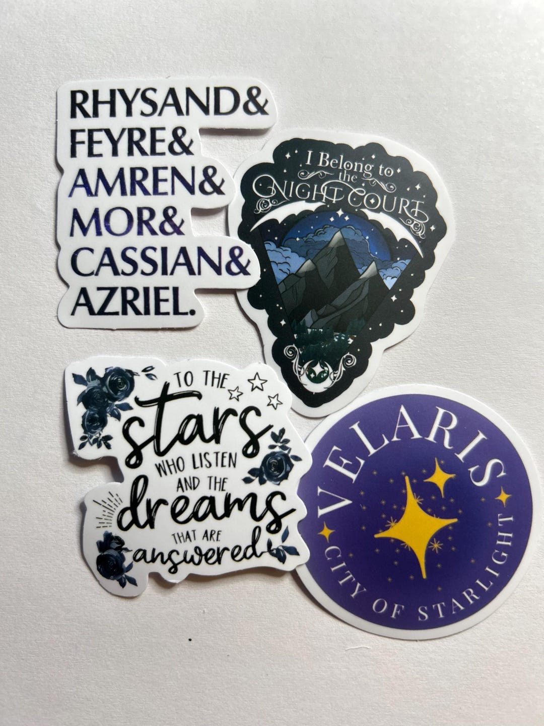 Surprise Maasverse Sticker Pack ACOTAR Throne of Glass Velaris Night ...